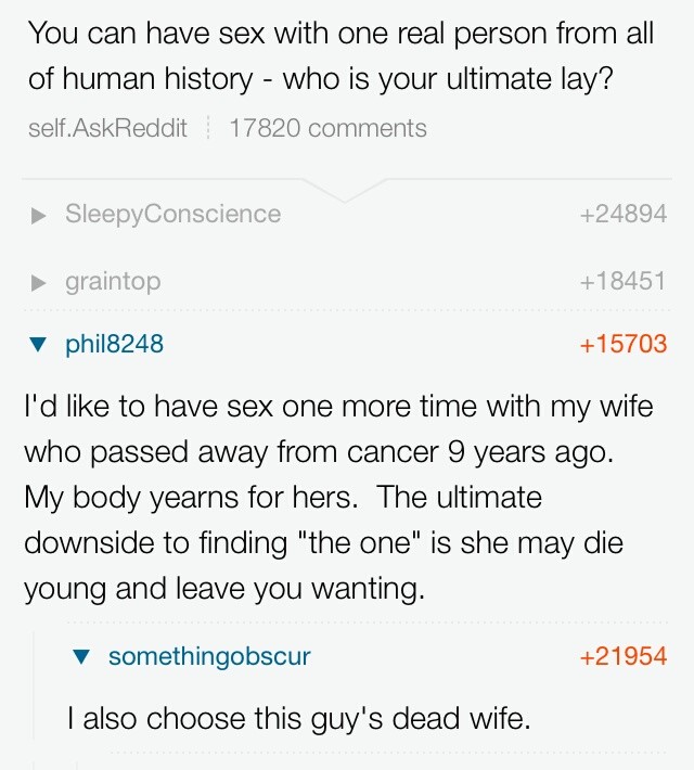 Redditor Has A Dead Wife 4158
